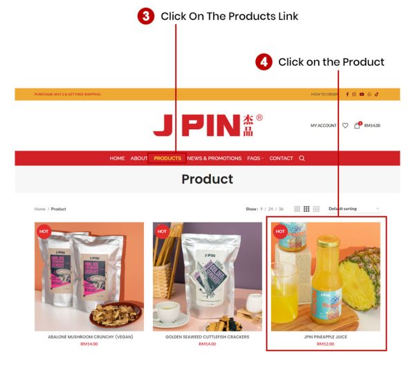 How To Order – J PIN 杰品®